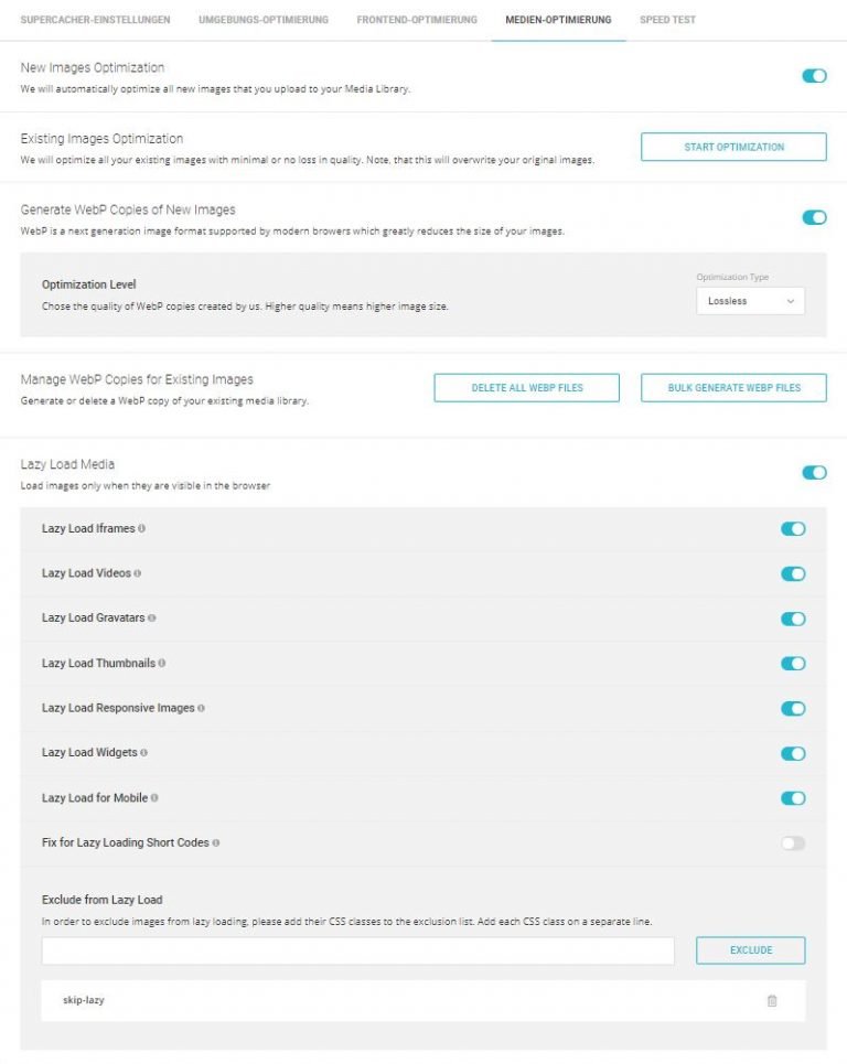 Webseite optimieren mit dem SG Optimizer Plugin - WP Wizard